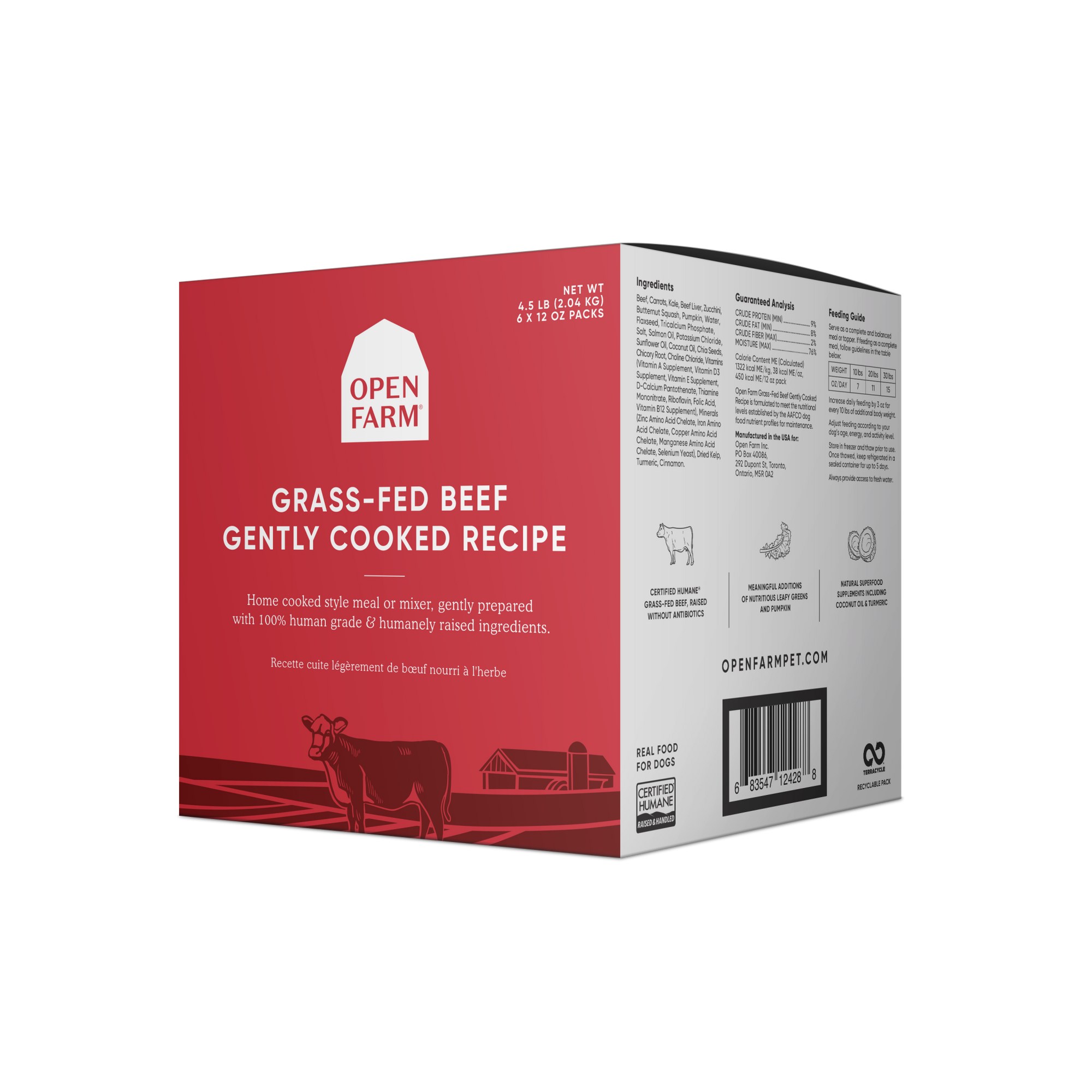Open Farm | Gently Cooked Beef (frozen) — Pet Spawt